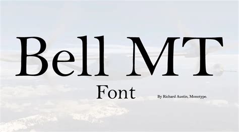 Bell Mt Font Free Download