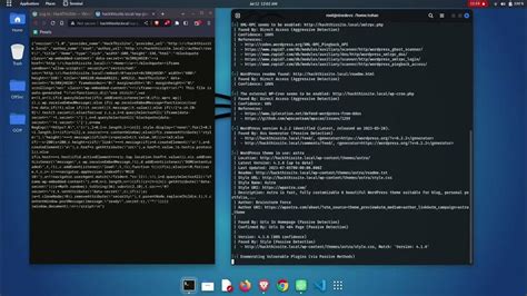 Hacking A Wordpress Website Using Wpscan Kalilinux Youtube