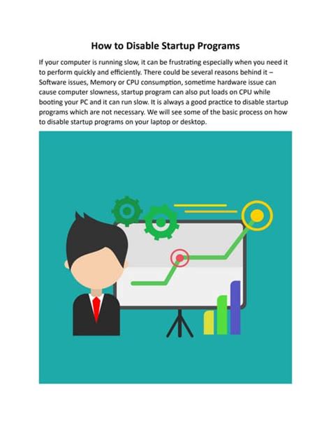 Learn To Disable Startup Program On Your Windows Pc Pdf