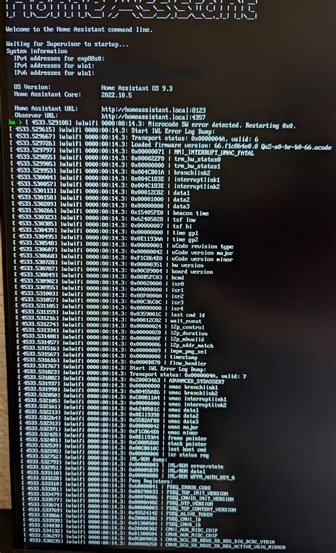 Ha Disconnecting From Wifi Intel Nuc Rhomeassistant