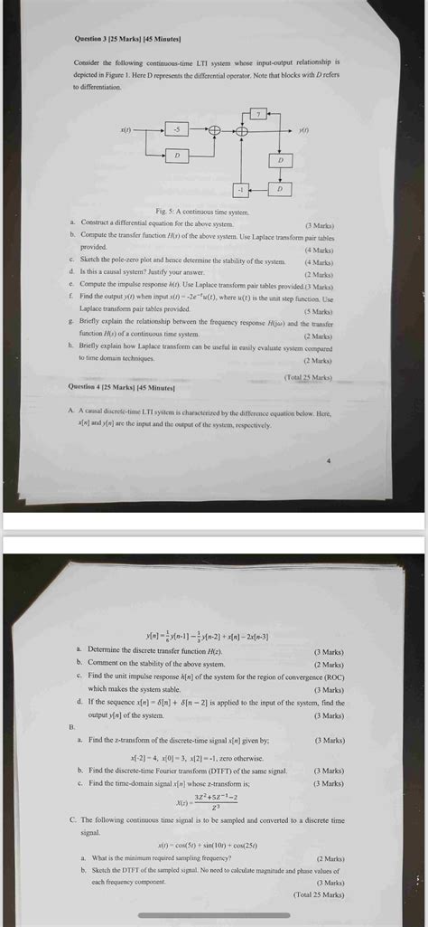 Solved Question Marks Minutes Consider The Chegg