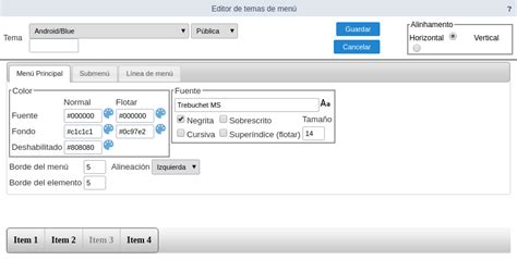 Scriptcase Manual Manual Css De Los Menús