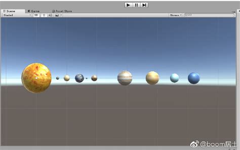 用Unity D实现太阳系仿真 走看看