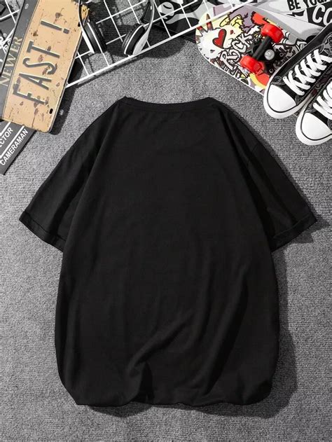 Men Solid Round Neck Tee | SHEIN USA | Hype clothing, Mens tshirts ...