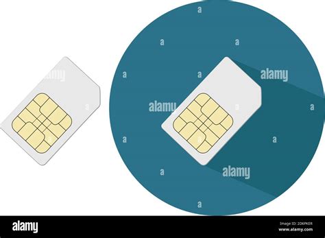 Sim Card Illustration Vector On White Background Stock Vector Image And Art Alamy