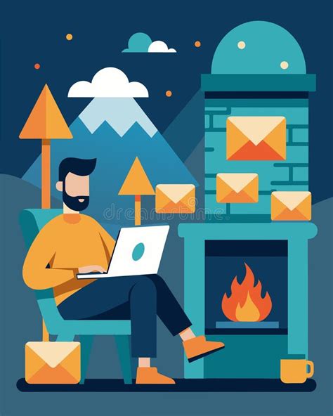 imagine sending out important emails while lounging by the fireplace in