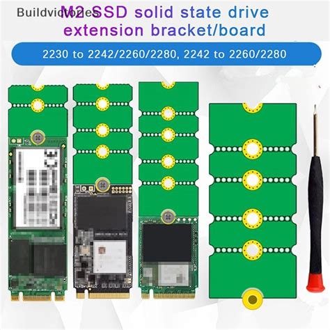 Bdvs Ngff M2 Ssd Adapter Card 2242 To 2280 2230 To 2280 Transfer Card