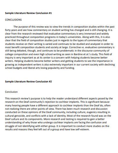 29 Research Paper Conclusion Examples To Download