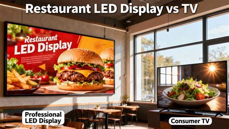 Restaurant Led Screen Attract Customers And Sell More Ledincloud