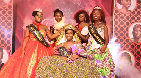 Matilda Melda Arhin Carter Has Been Crowned The Winner Of Miss Western