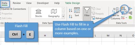 how to split text in cells with flash fill in excel excel campus