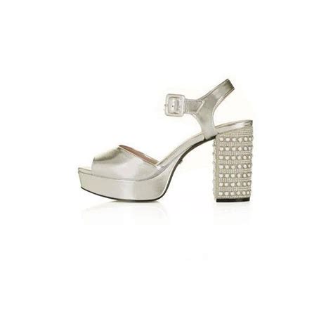 Topshop Liberty Jazz Heel Platforms €72 Liked On Polyvore Featuring