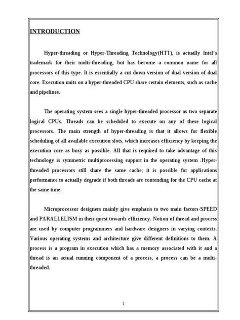 PDF Hyper Threadingtechnology DOKUMEN TIPS