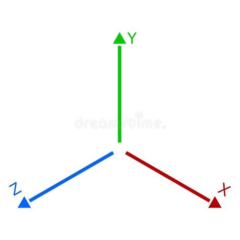 Xyz Axis Coordinates Icon Stock Illustration Illustration Of Arrow