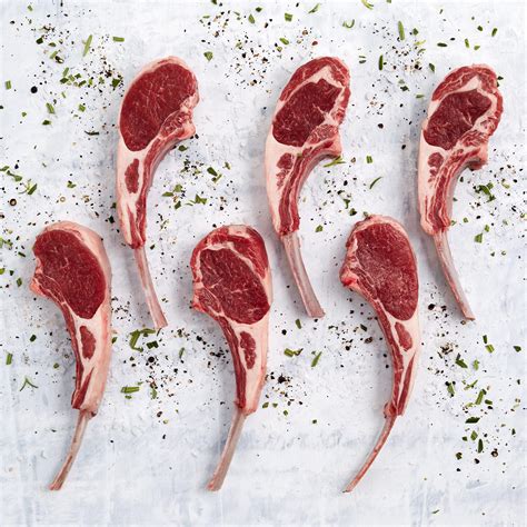 Grass Fed Bone In Lamb Rib Chops