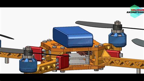 DRONE Quadcopter In SolidWorks YouTube