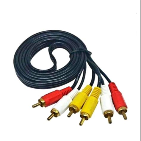 Jual Kabel Video Audio Jack 3 RCA To 3Rca Port 1 5 M Shopee Indonesia