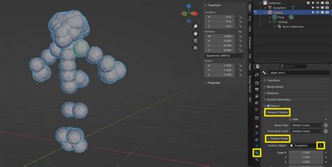 mesh why does blender put large meshes instead of bones when