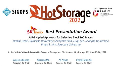 Omkar Desai On Linkedin Storagesystems Ssds Skhynix