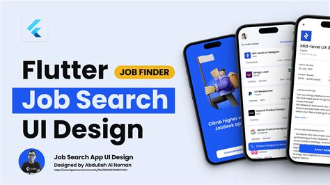 Flutter Ui Tutorial Job Search Job Finder App Ui Design Figma To Flutter Abdul Aziz Ahwan