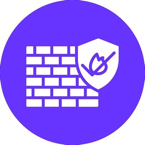 Premium Vector Firewall Icon Style