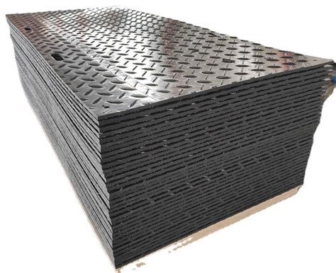 Hdpe Composite Hdpe Plastic Ground Protection Pad 10mm Thick Beach