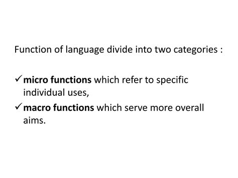 Function Of Language Pptx