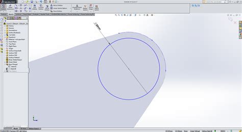 How To Flatten A Curved Surface In Solidworks Grabcad Tutorials