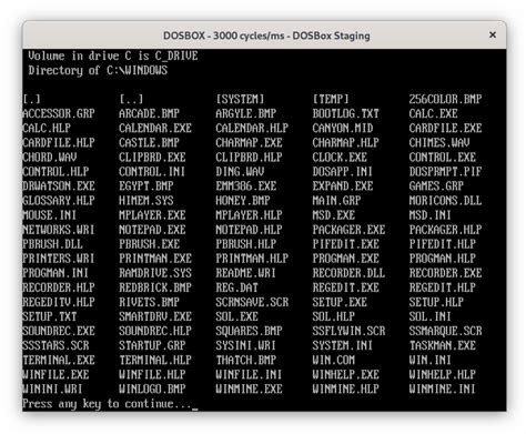 Dosbox Staging V0760 — Ls Command Free Download Borrow And Dosbox Staging V0760 — Ls Command Free Download Borrow And