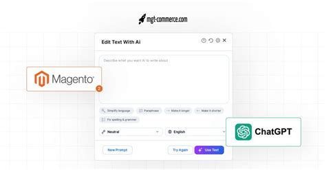 How To Customize The Magento 2 Ai Content Generator Extension Mgt Commerce Gmbh