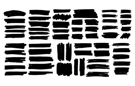 Marker Stroke 4 Royalty Free Vector Image Vectorstock