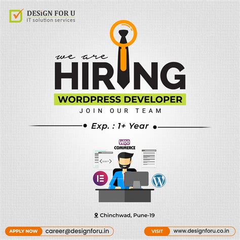 Hiring Hiring Wordpressdeveloper Joinourteam Wearehiring Wordpress Html Css Javascript