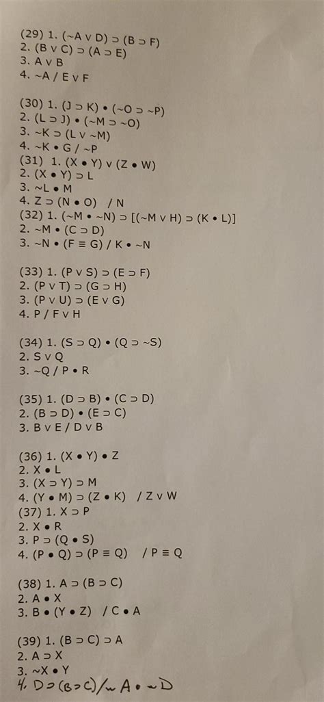 Solved 8 Rules Of Implication Homework Exercise 3 This