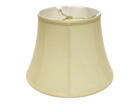 16 Inch Antique White Altered Bell Monay Shantung Lampshade 1 Frys
