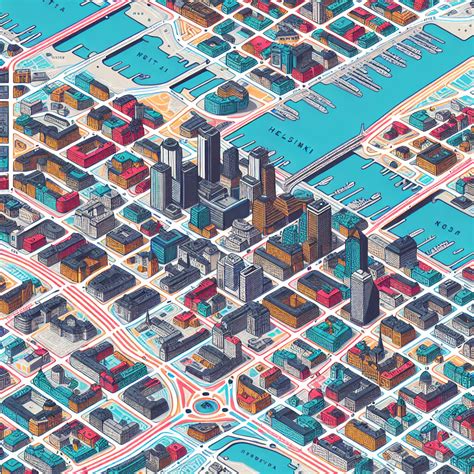 Grab Helsinki City Roads Map For Free