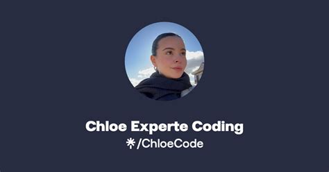 Chloe Experte Coding Linktree