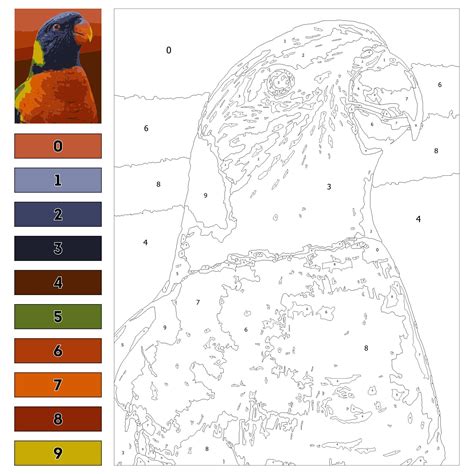 Difficult Color By Number Printables Pdf