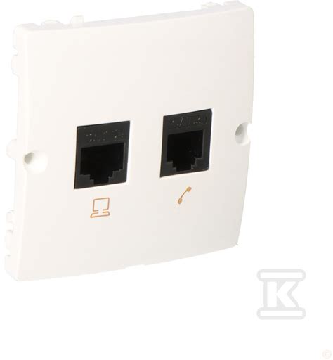 Rj45 Cat 5e Computer Socket Rj12 Telephone Socket Module Basic