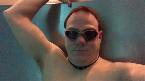 Holding Breath Underwater And Bubbling