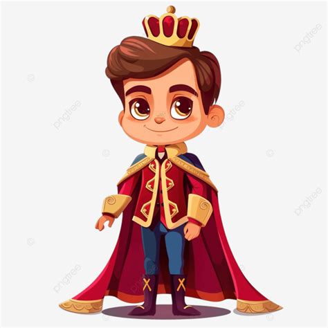 벡터 만화 귀여운 왕자 왕자 공주님 소년 Png 일러스트 및 이미지 에 대한 무료 다운로드 Pngtree