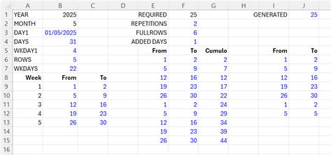Excel Converting Monthly Workdays To A Scheduling Tool Import File