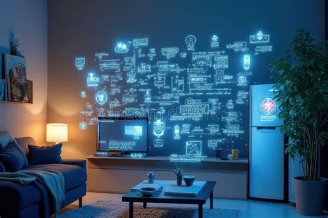 Advancing Smart Homes With Iot And Automated Systems Stock Illustration