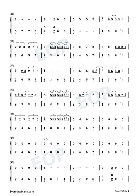 Sleigh Ride 圣诞歌曲 简单版双手简谱预览 Eop在线乐谱架