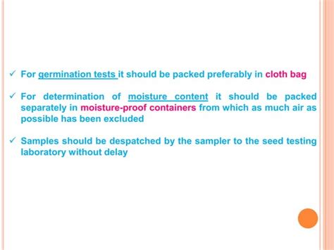 seed sampling principles and procedures pdf
