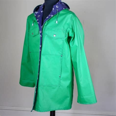 Hm Abernathy Jackets And Coats Vintage 8s Hm Abernathy Raincoat Blue