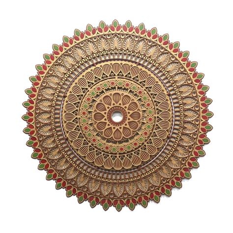 Sudarshan Chakra Circle Mandala Wall Art Online Endmill Kalakruti