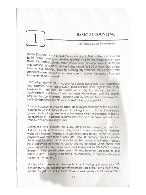 Intro To Financial Accounting Module 1 Accounting And Its Environment Pdf