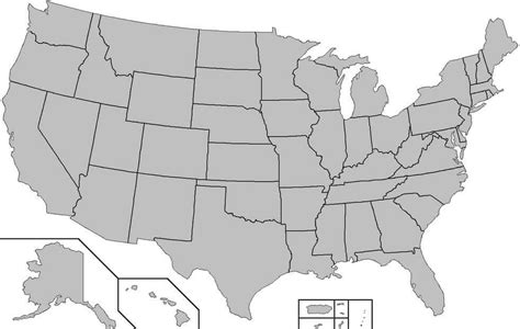 Us States Major Cities Map