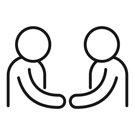 Mentor Business Icon Outline Vector Training Career 15159100 Vector