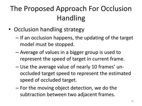 Ppt A Klt Based Approach For Occlusion Handling In Human Tracking